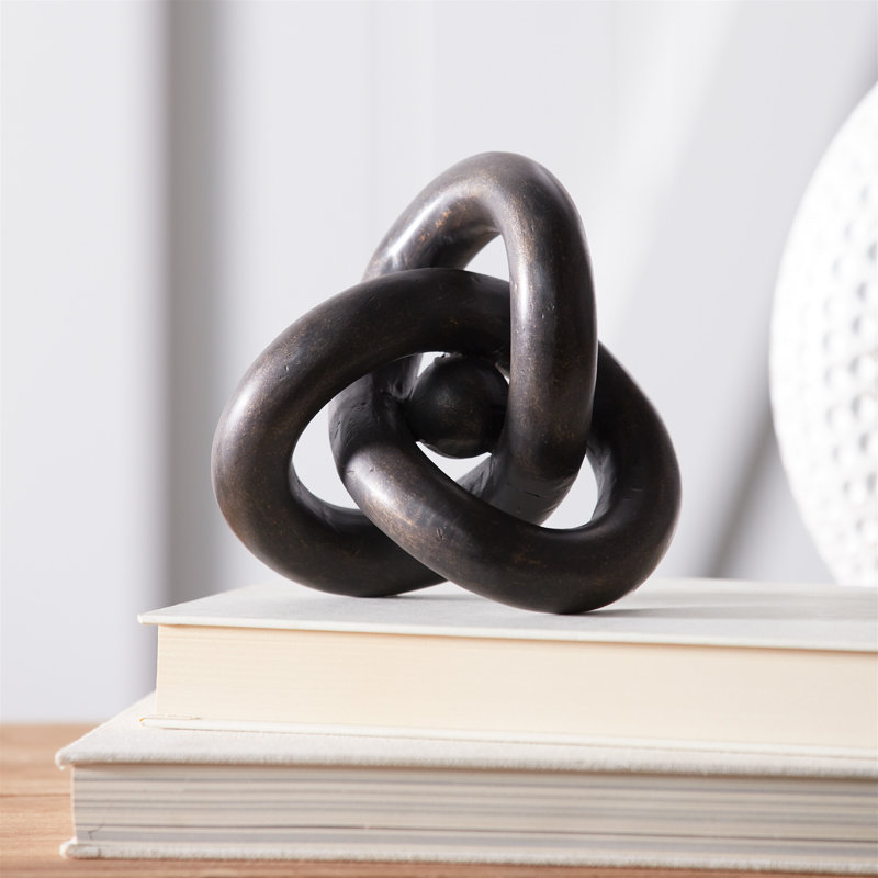 Wrought Studio™ Modern Knot Décor (Set of 4) | Wayfair